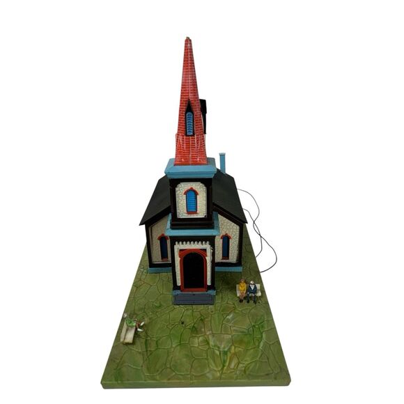 Toys | Vintage Tyco 941 Ho Scale Lighted Church Building Railroad ...